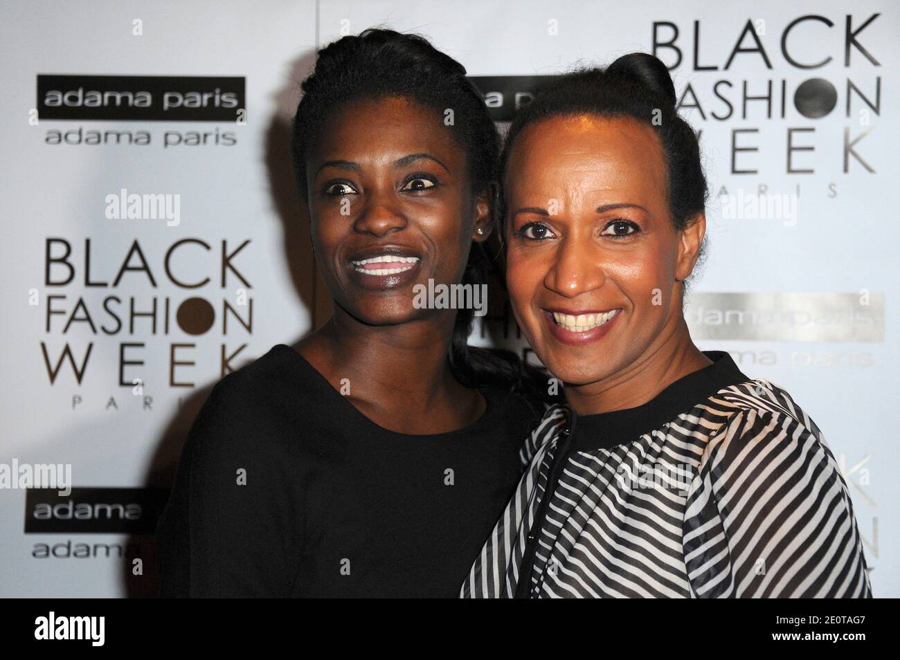 Aissa Maiga and Vincent McDoom attending the Black Fashion Week opening ...