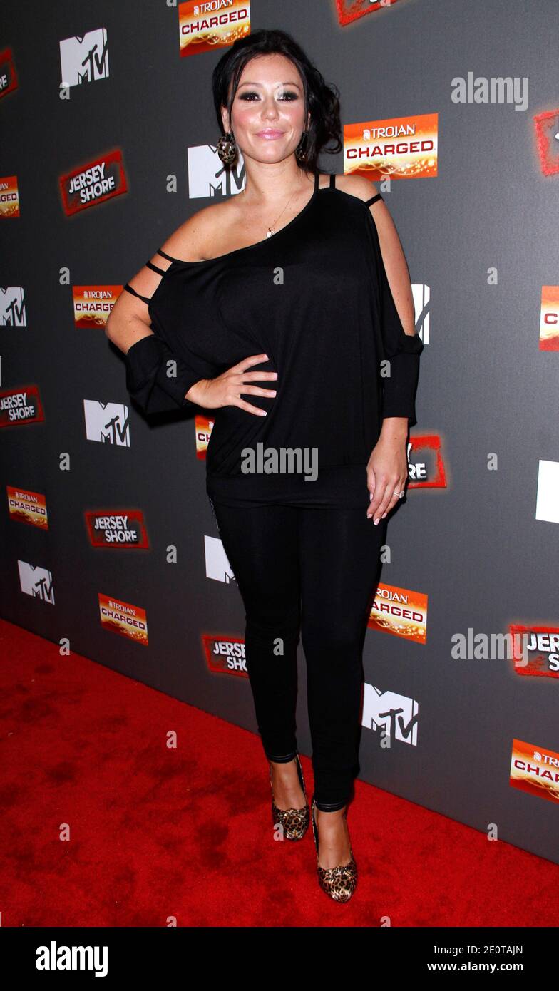 Jenni "JWOWW" Farley attends the Jersey Shore final season premiere ...