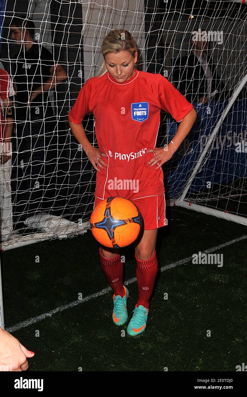 PSG's Laure Boulleau during the Playstation Foot 5 event at Le Players ...