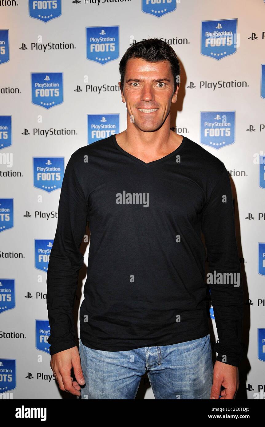 Gregory Coupet during the Playstation Foot 5 event at Le Players Bar in ...