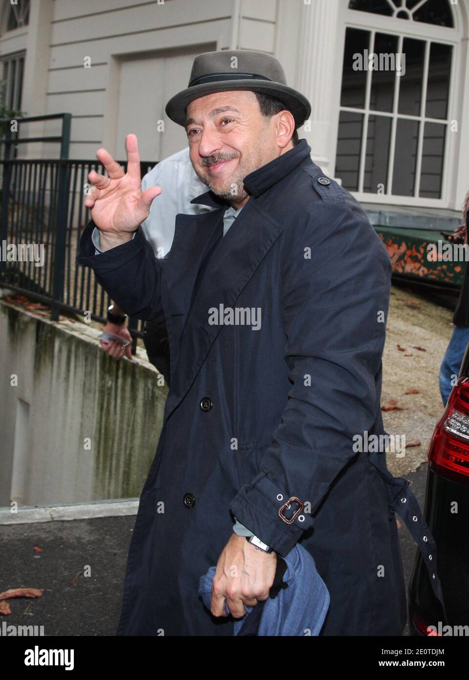 EXCLUSIVE - Patrick Timsit arriving at Studio Gabriel for the taping of ...