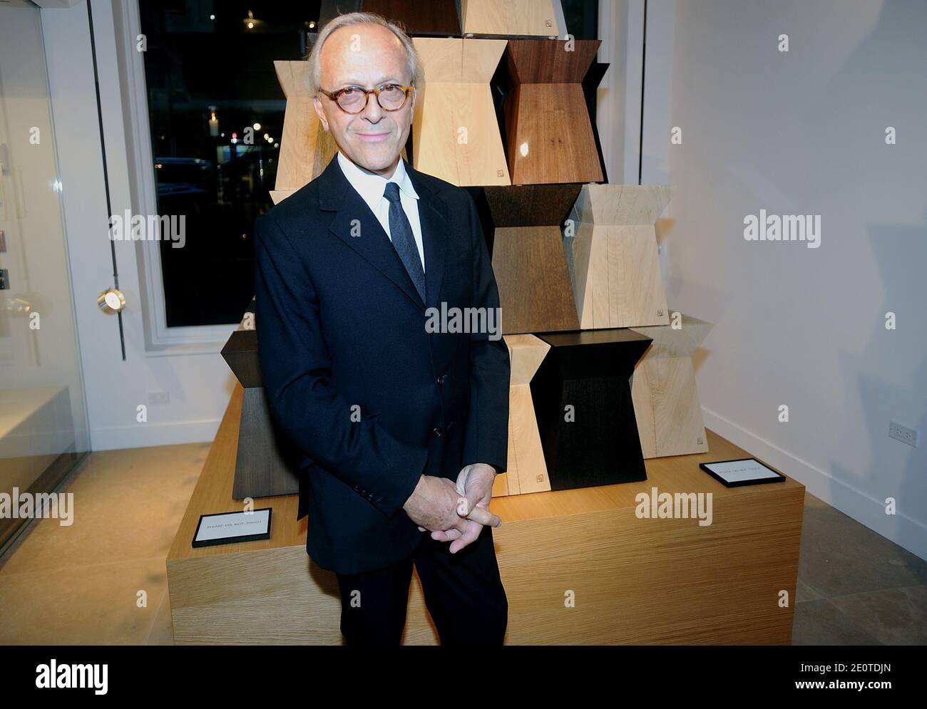 Designer Christian Liaigre attends the opening party of the Christian ...