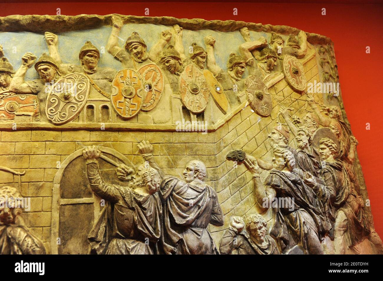 Roman painted plaster hi-res stock photography and images - Alamy