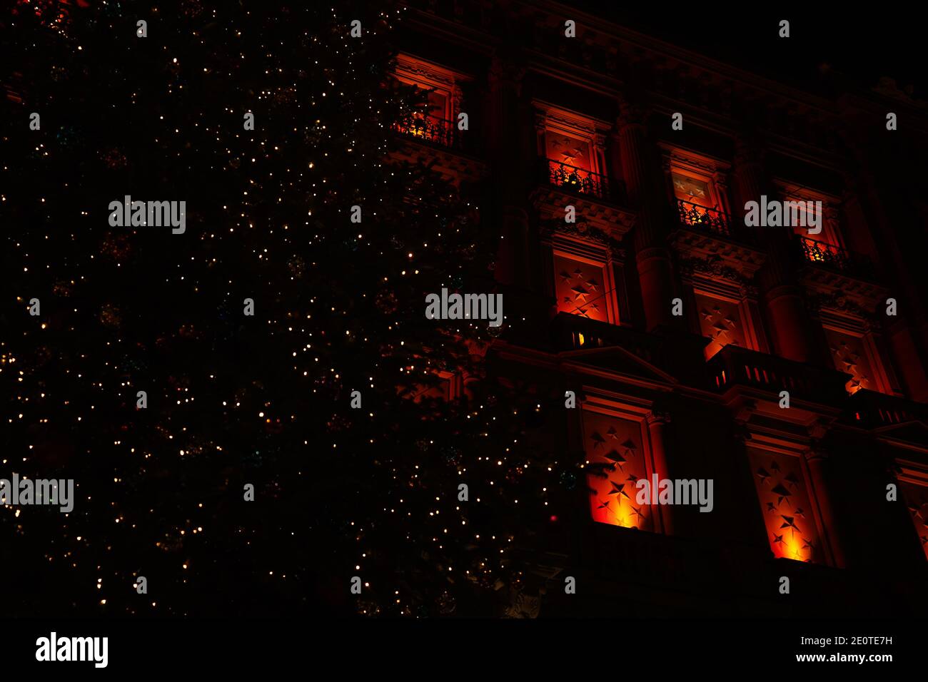 Windows tree silhouette hi-res stock photography and images - Alamy