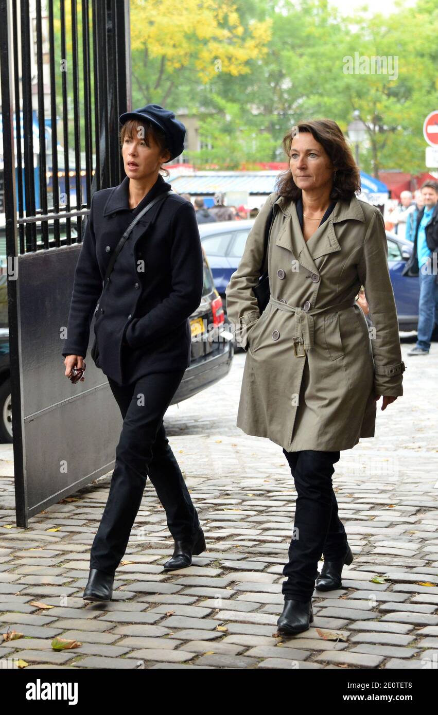 Sophie Marceau and her agent Elisabeth Tanner attending French director ...