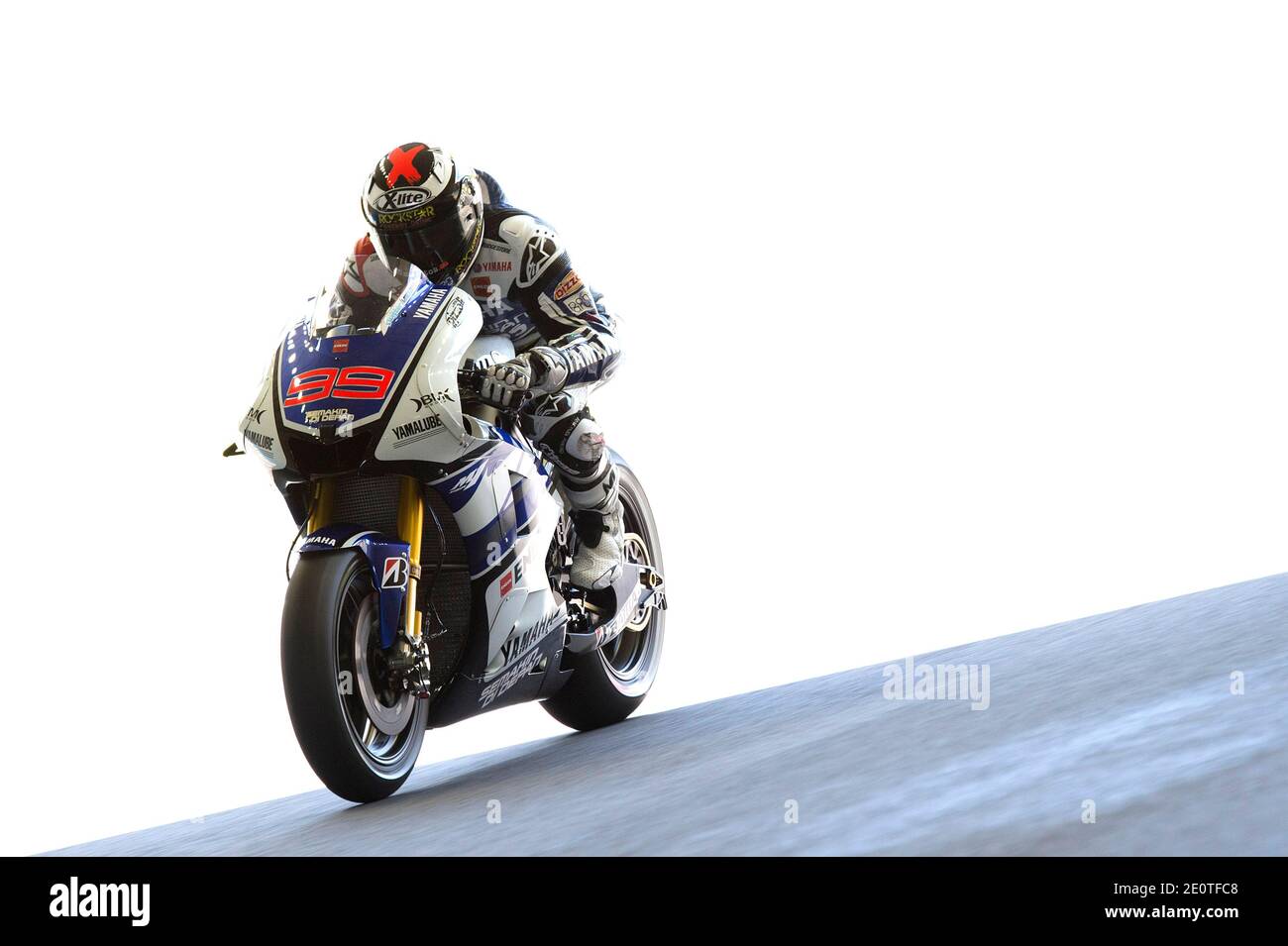 Spain's MotoGP rider Jorge Lorenzo from Yamaha during the MotoGP Japan ...