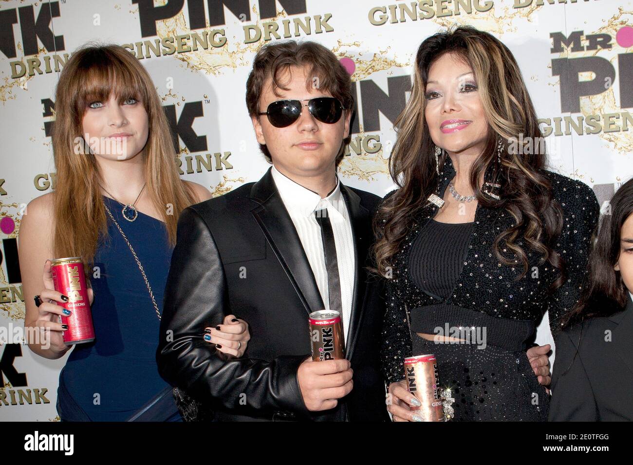 Paris Jackson, Prince Michael Jackson Jr and LaToya Jackson arriving at ...