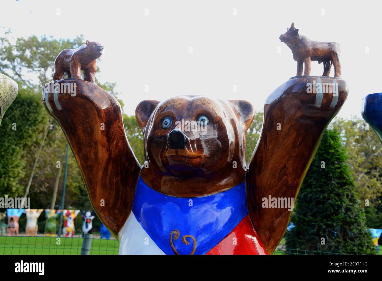 Illustration of 'United Buddy Bears' to celebrate the 25th anniversary ...