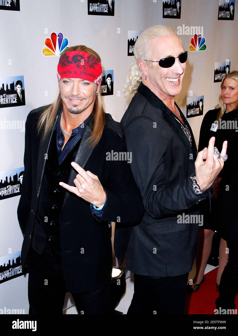 Bret Michaels and Dee Snider attend the "All-Star Celebrity Apprentice ...