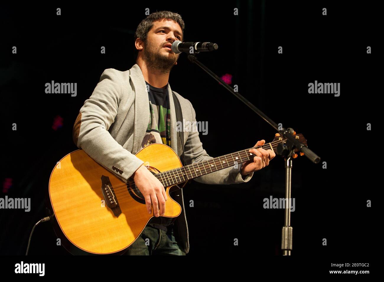 Gregoire performing during the concert of the 6th edition of the 'Foot ...