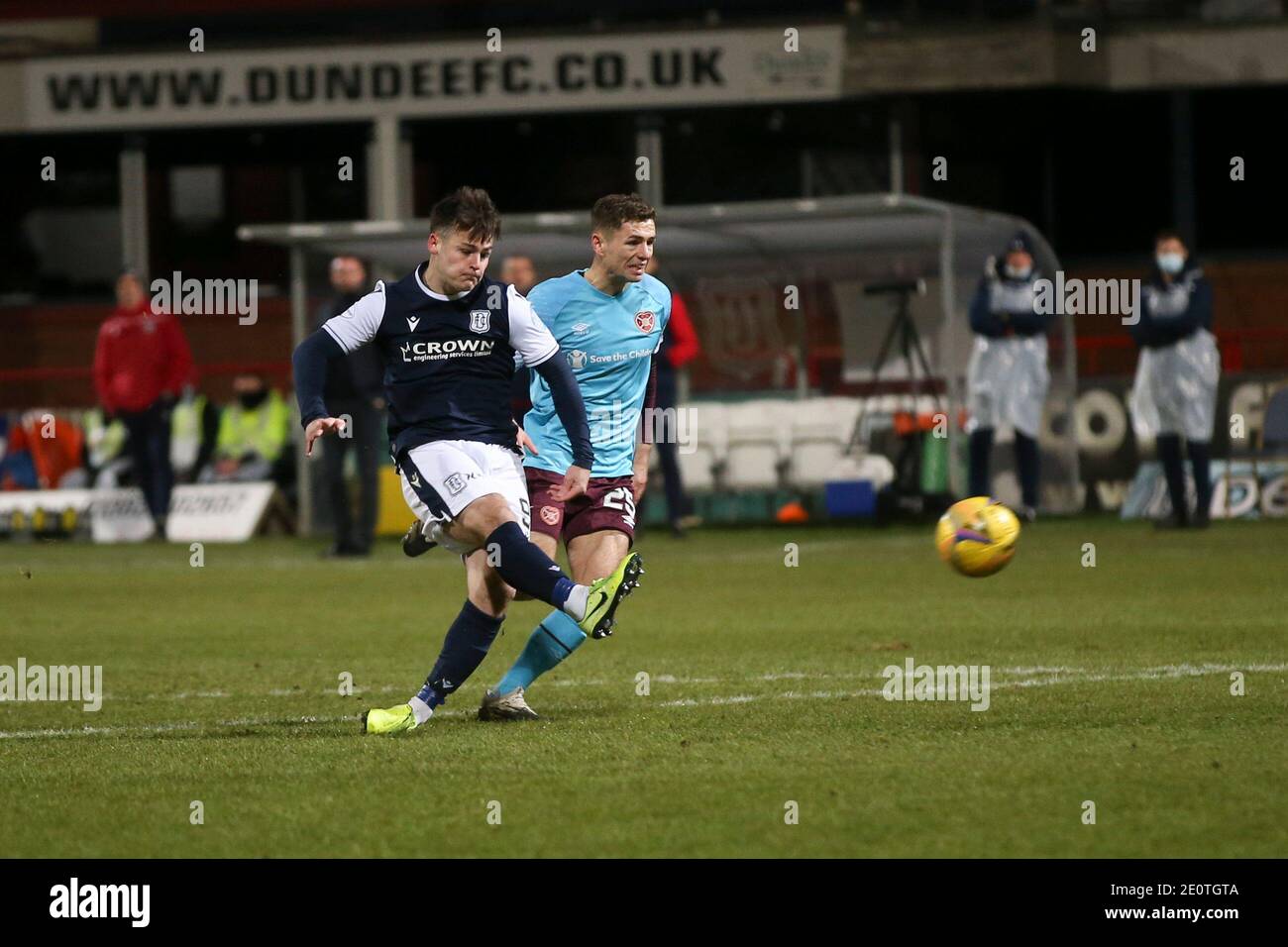 Dens Park, Dundee, UK. 2nd Jan, 2021. Scottish Championship Football ...