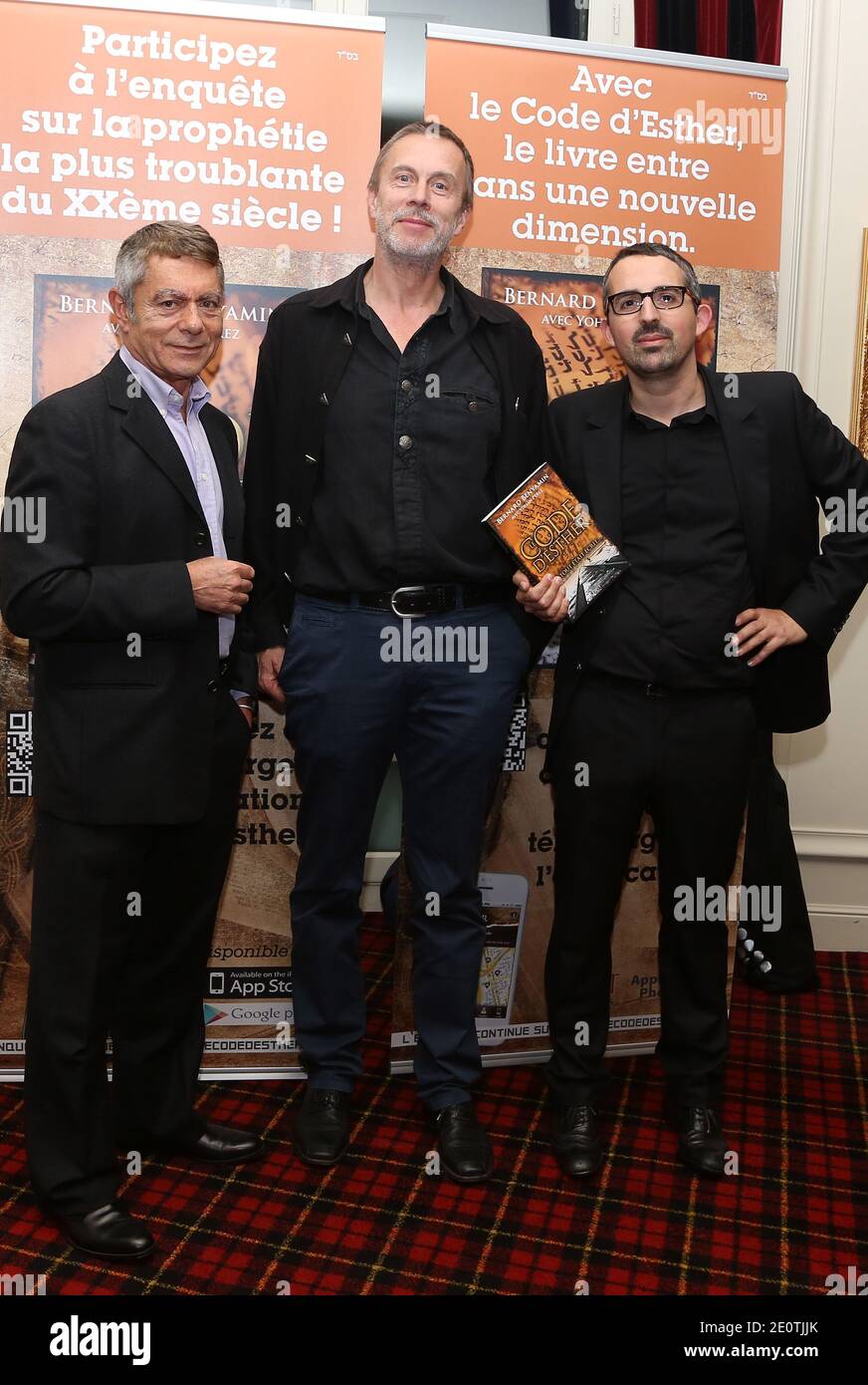 Bernard Benyamin, Yohan Perez and Matthias Goering (grand nephew of ...