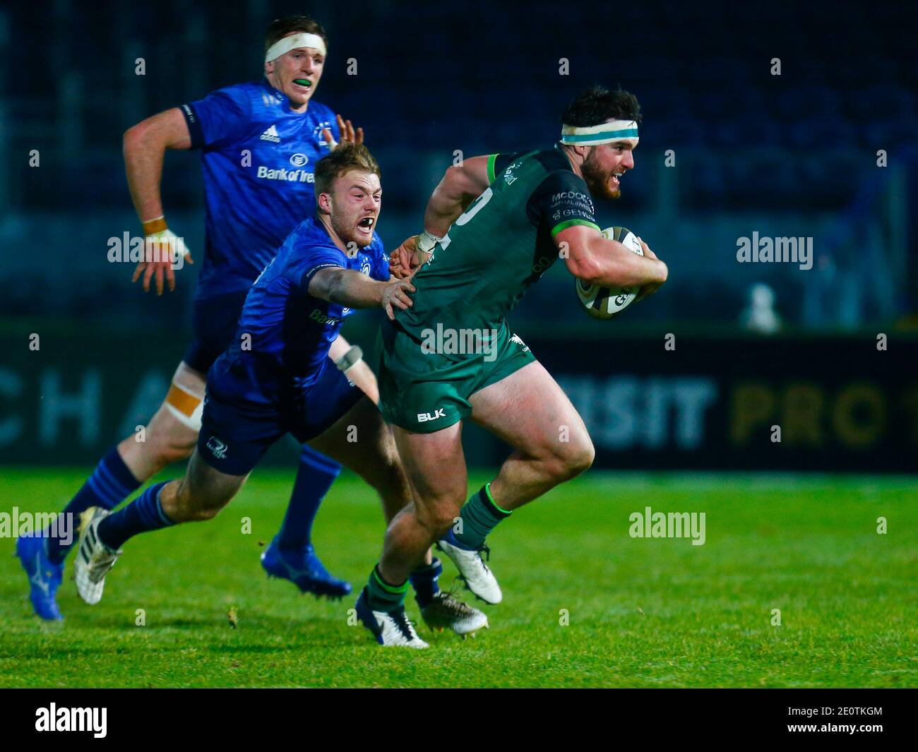 RDS Arena, Dublin, Leinster, Ireland. 2nd Jan, 2021. Guinness Pro 14 ...