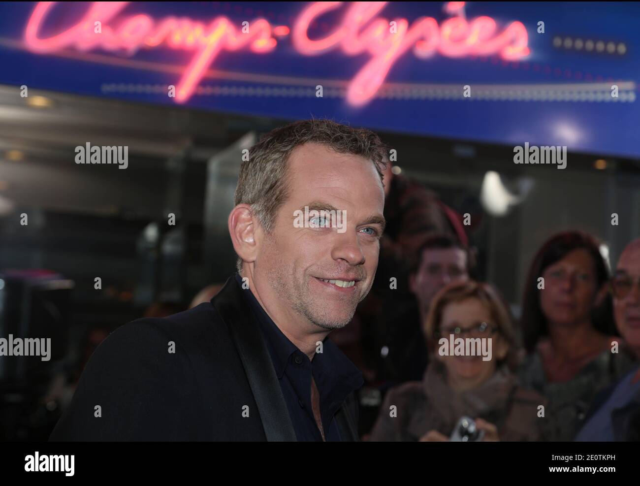 Garou arriving at Pavillon Gabriel for the taping of 'Champs Elysees ...
