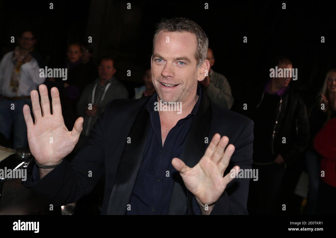 Garou arriving at Pavillon Gabriel for the taping of 'Champs Elysees ...