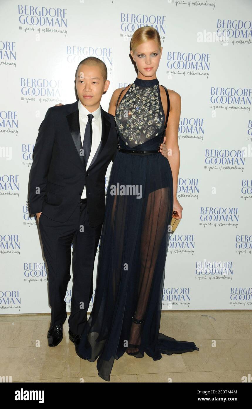 Jason Wu and Erin Heatherton attending the Bergdorf Goodman 111th ...