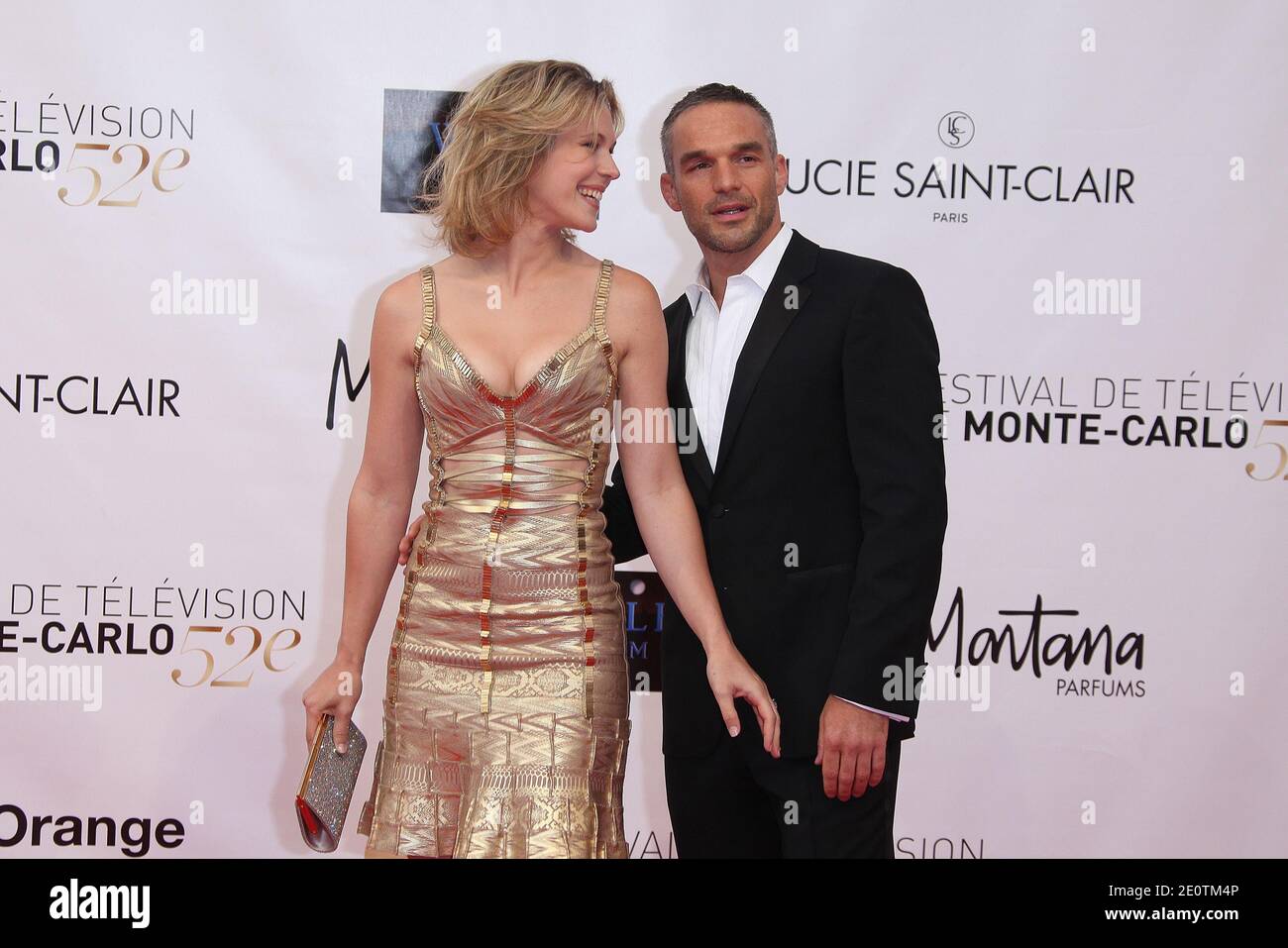 Lorie and Philippe Bas arriving at the opening ceremony of the 52nd ...