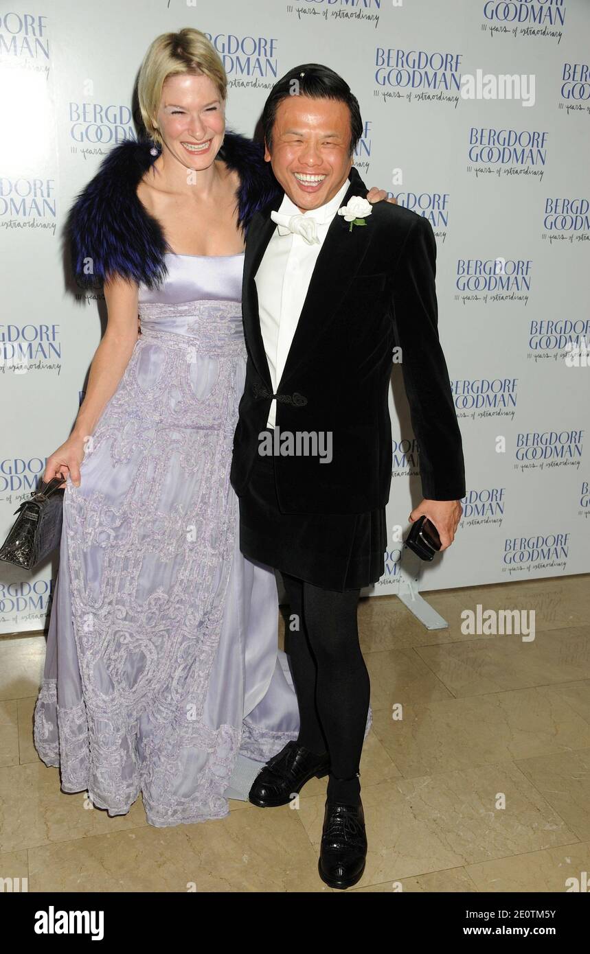 Julie Macklowe and Zang Toi attending the Bergdorf Goodman 111th ...