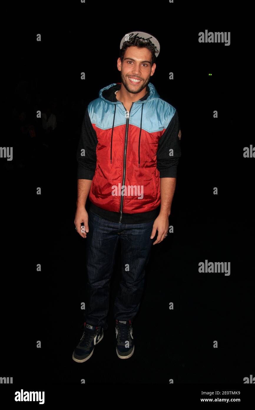 Kevin Miranda attending the premiere of 'Paranormal Activity 4' held at ...