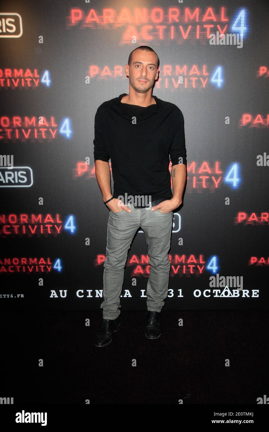Sebastien Soudais attending the premiere of 'Paranormal Activity 4 ...