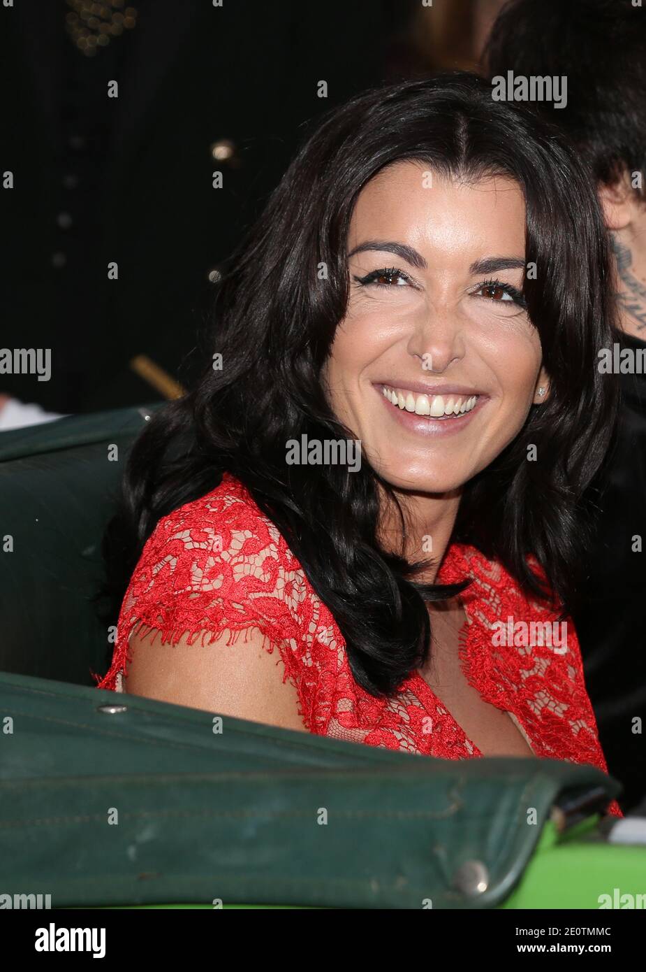 Jenifer attending a TV taping of 'Champs Elysees' in Paris, France on ...