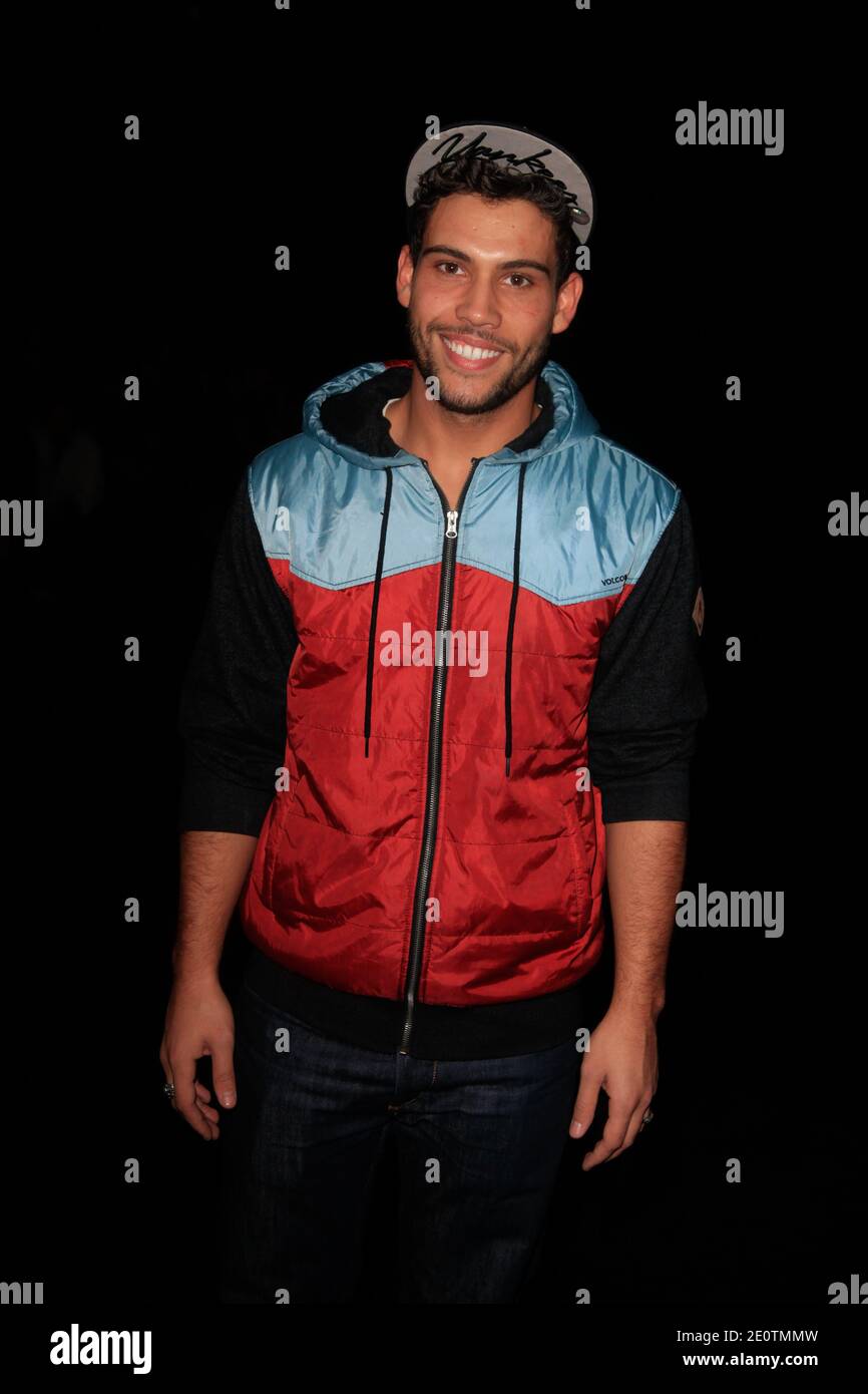 Kevin Miranda attending the premiere of 'Paranormal Activity 4' held at ...