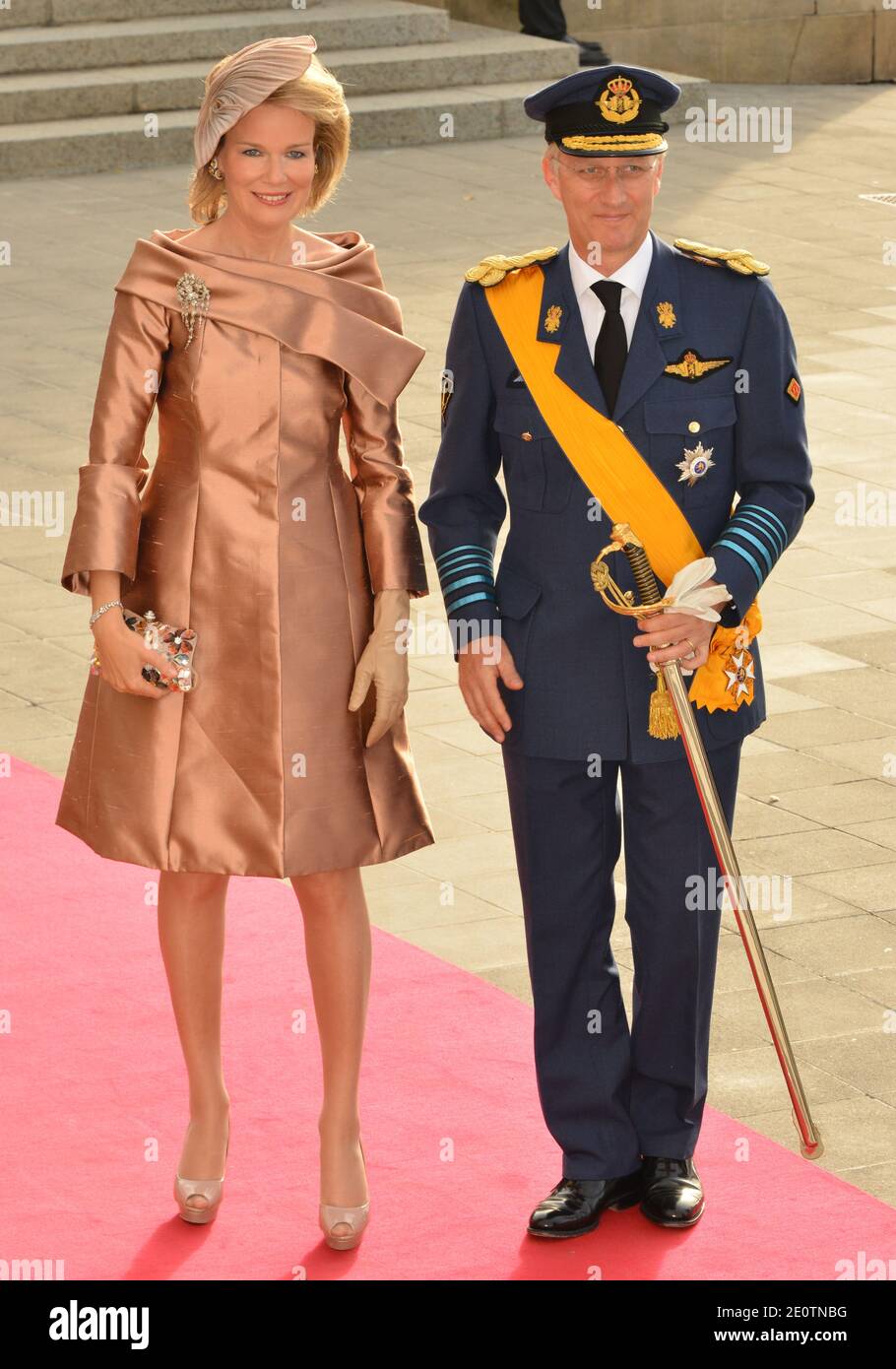 Crown Prince Philippe of Belgium and Crown Princess Mathilde of Belgium ...
