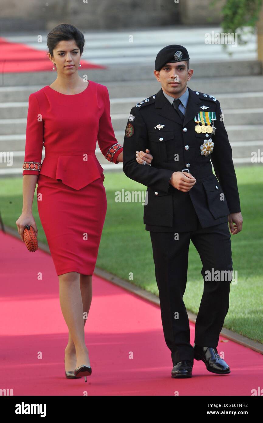 Prince Rashid of Jordan and Princess Zeina of Jordan leave the ...
