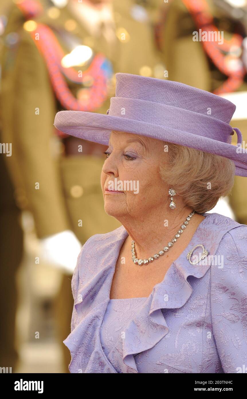 Queen Beatrix of the Netherlands leaving the Cathedral of our Lady of ...