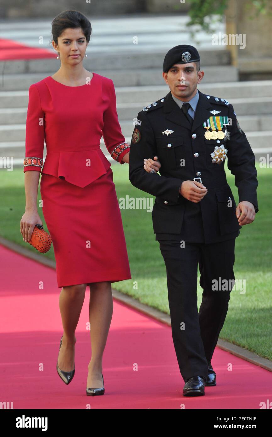 Prince Rashid of Jordan and Princess Zeina of Jordan leave the ...