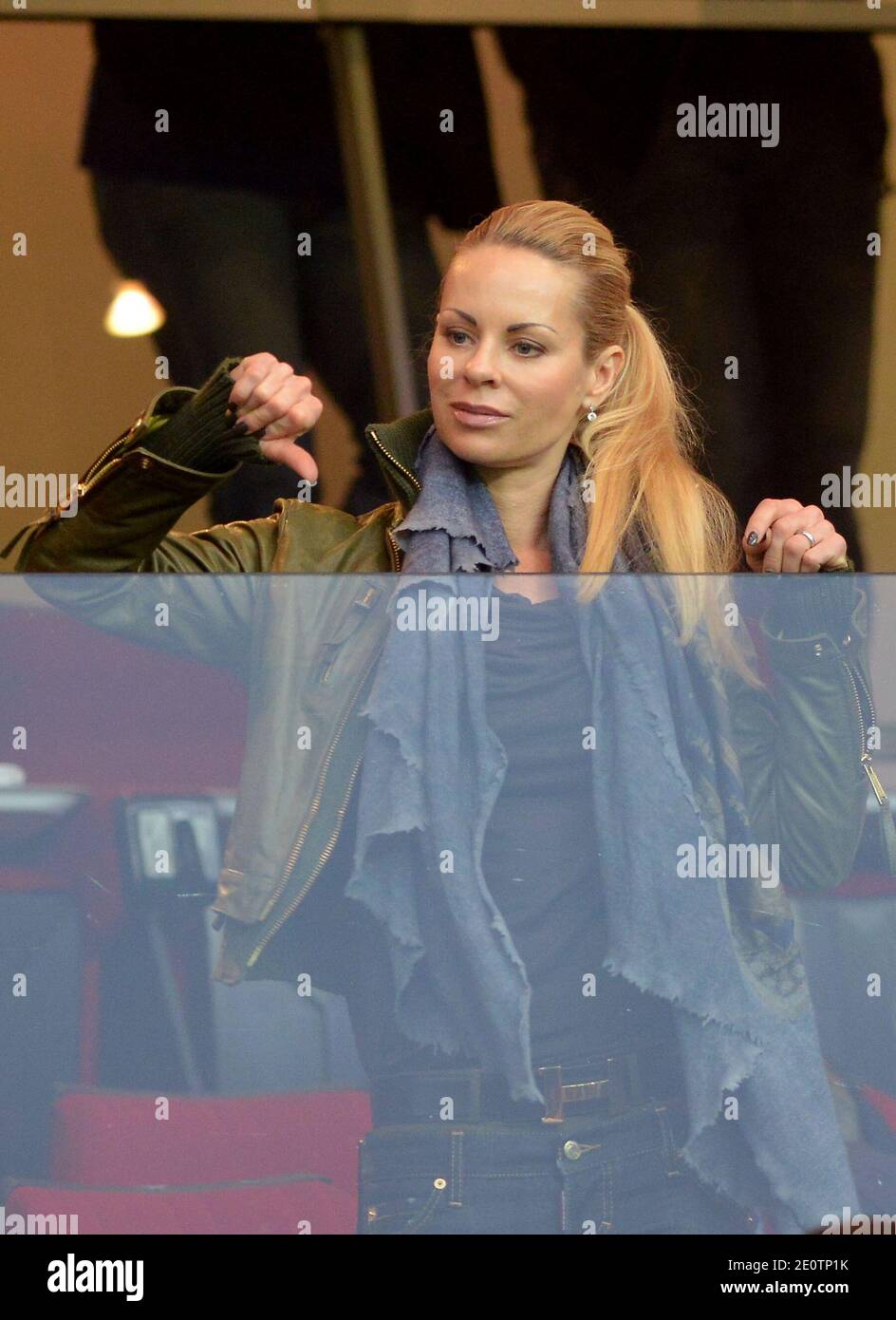 Zlatan Ibrahimovic's wife Helena Seger attending the French First ...