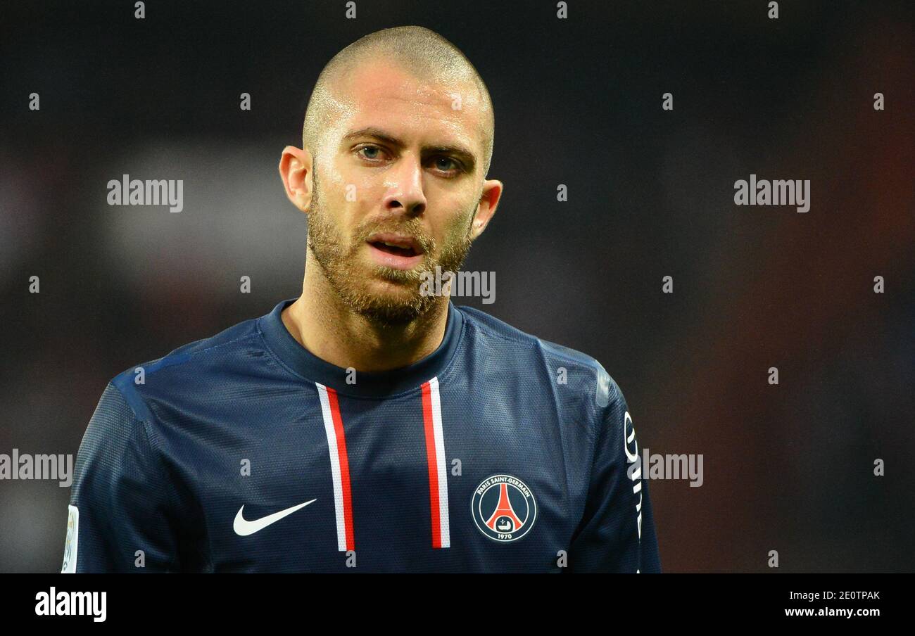 PSG's Jeremy Menez during the French First League soccer match, Paris ...
