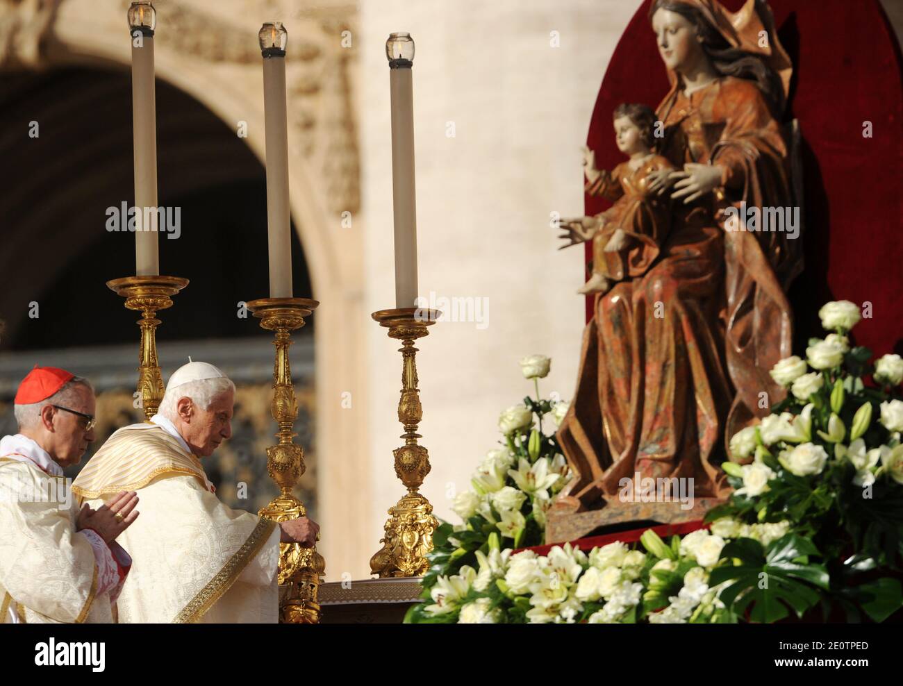 Pope Benedict XVI named seven new saints during a canonization ceremony ...
