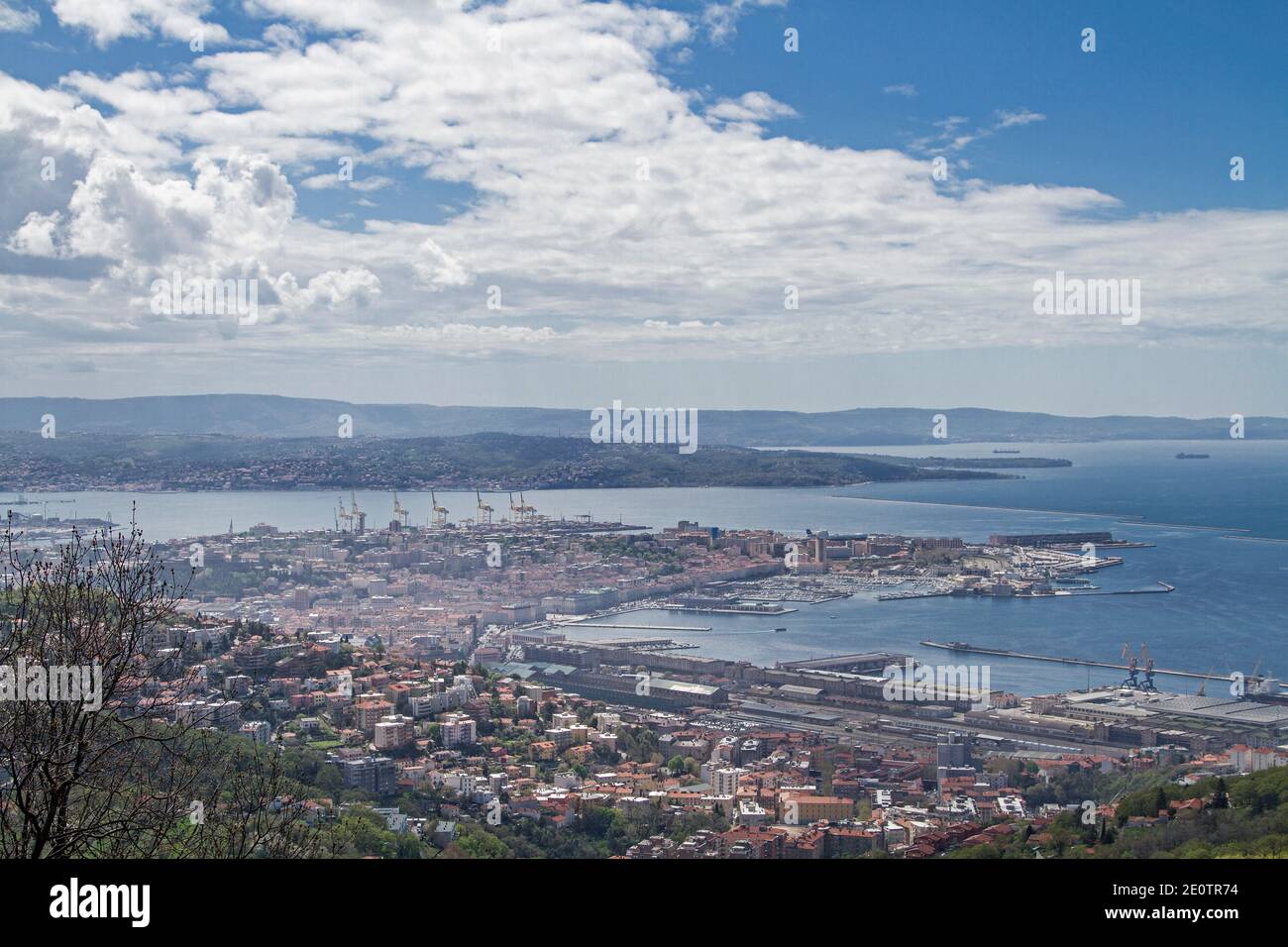Monte Grisa - Much Visited Viewpoint High Above Trieste Stock Photo - Alamy