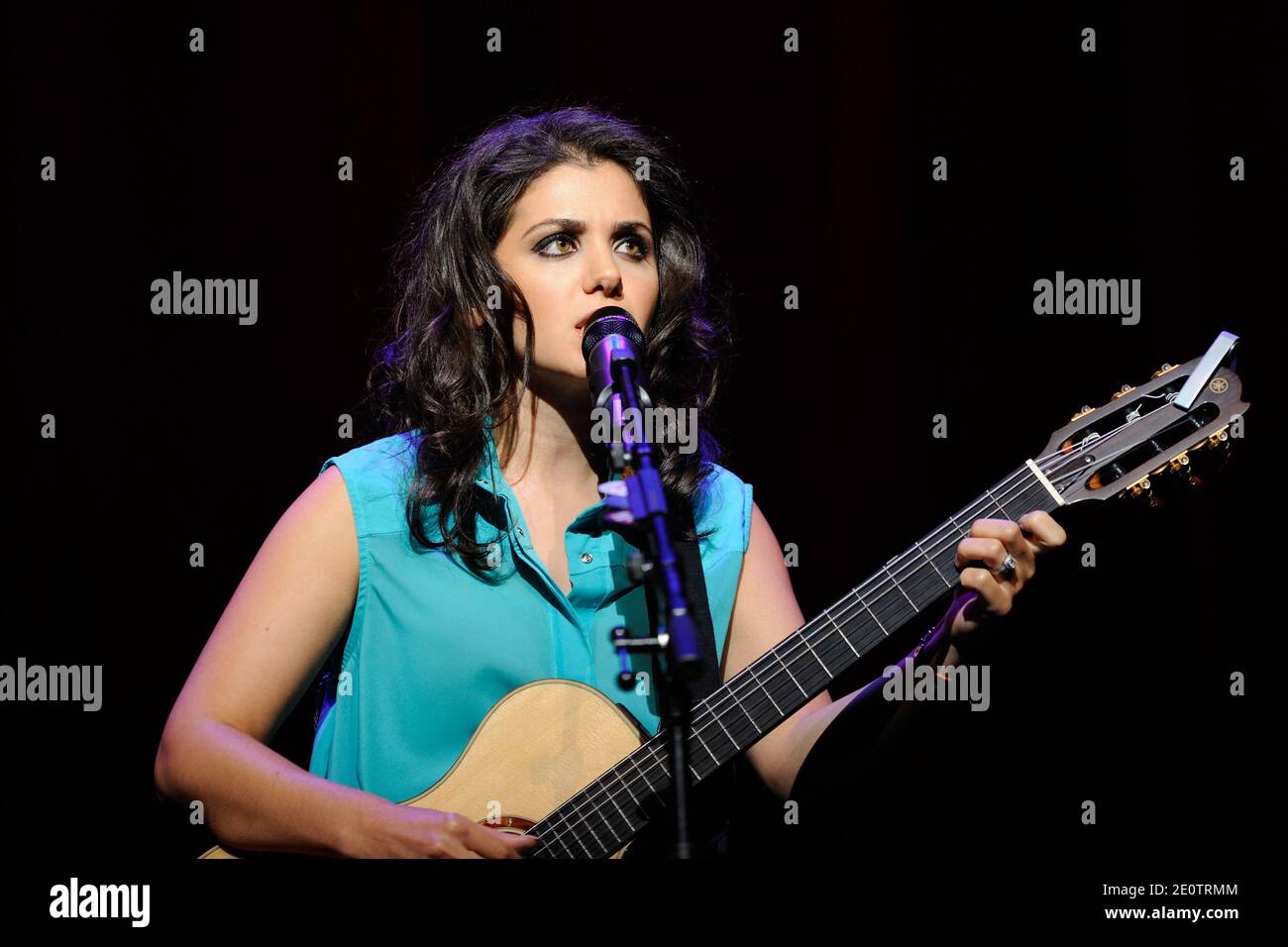 Katie Melua performs live at Le Palais des Congres concert hall in ...