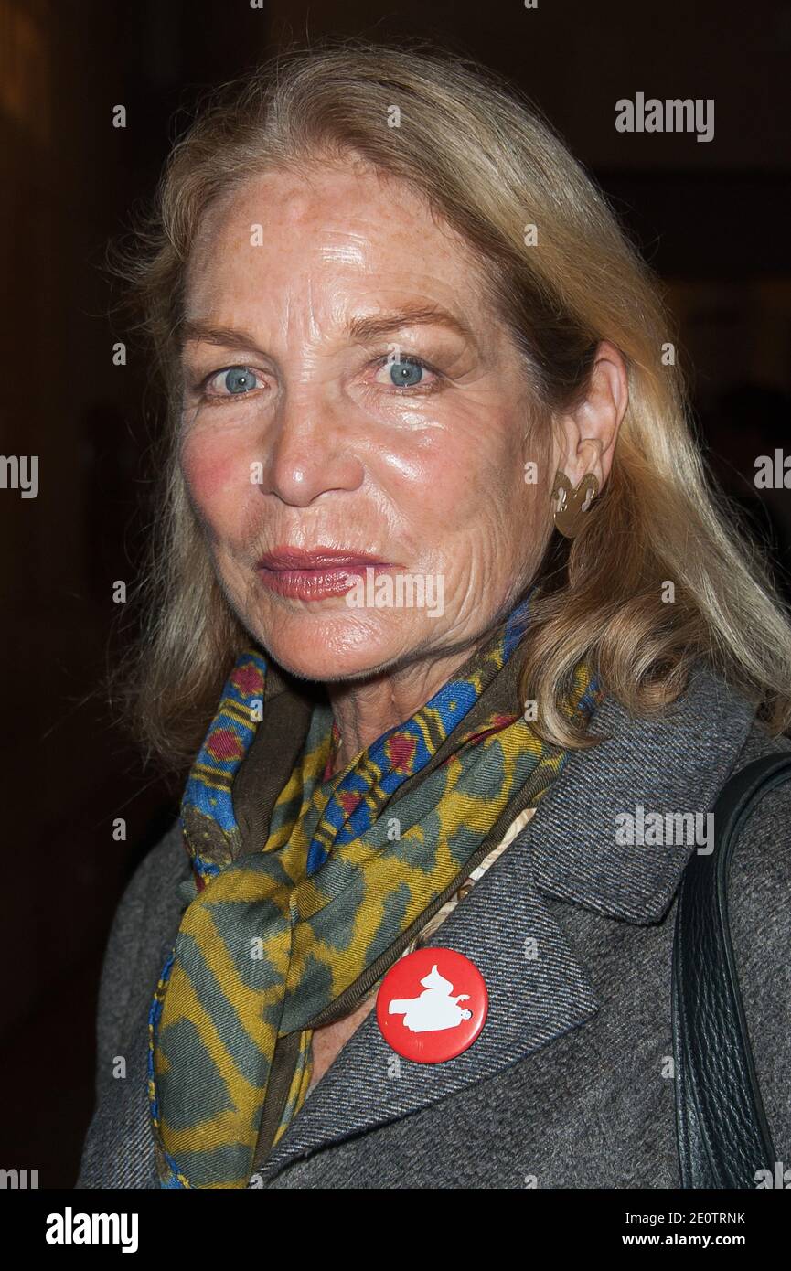 Alexandra Stewart attending the opening of the exhibition 'Les Enfants ...