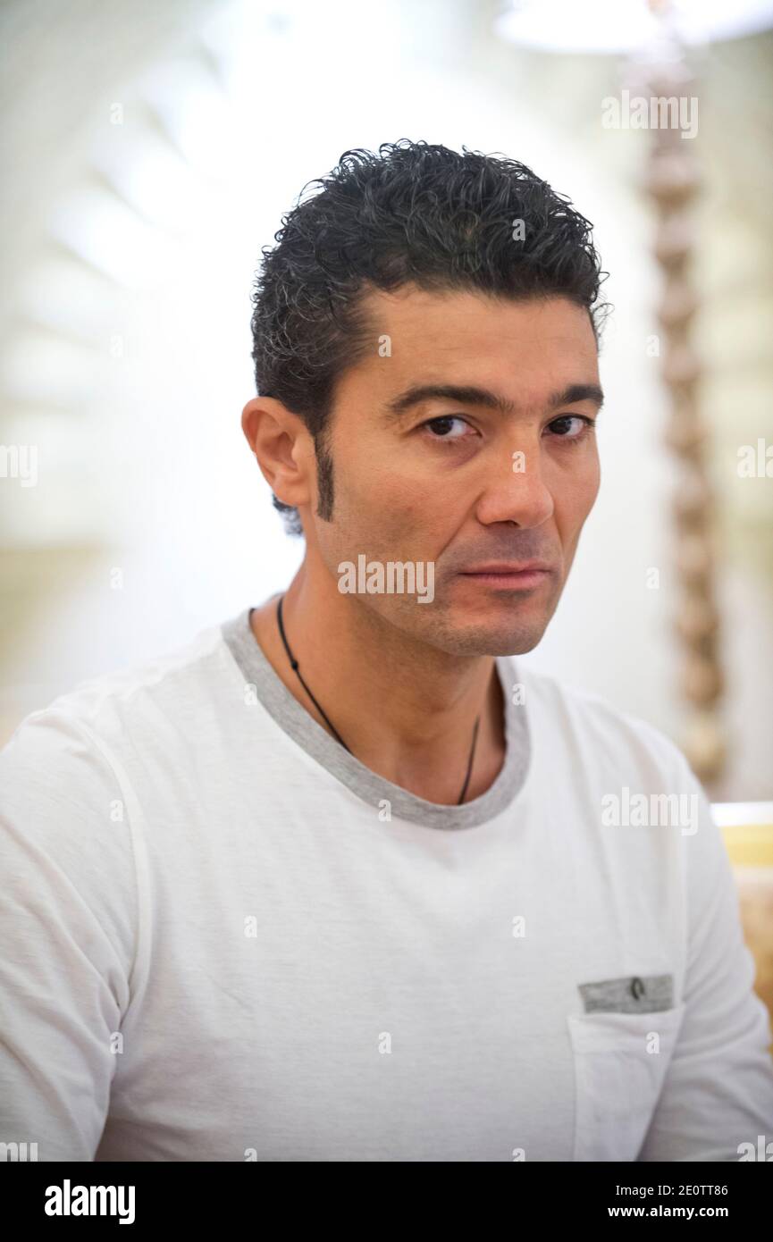 Egyptian actor Khaled El Nabawy poses at the 6th Abu Dhabi Film ...