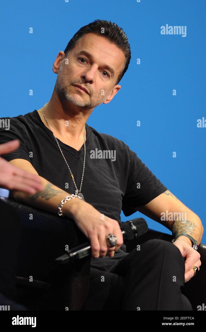 British Band Depeche Mode (Dave Gahan, Martin Gore and Andy Fletcher ...