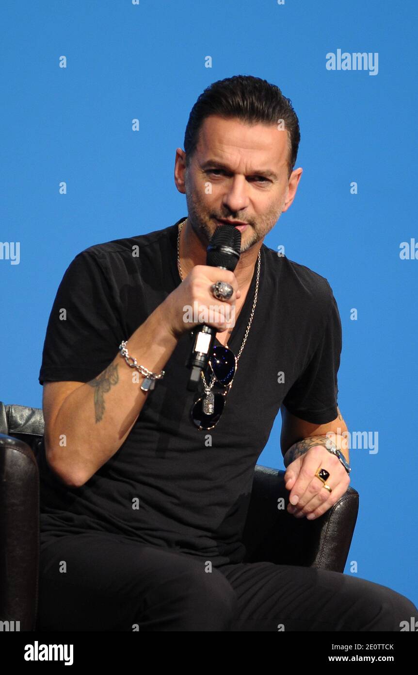 British Band Depeche Mode (Dave Gahan, Martin Gore and Andy Fletcher ...