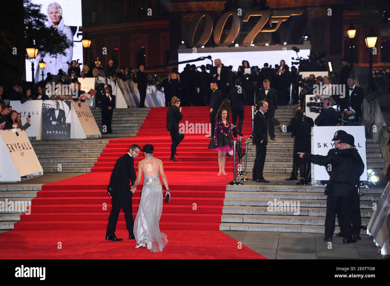 Victoria Pendleton and boyfriend attending the latest James Bond ...