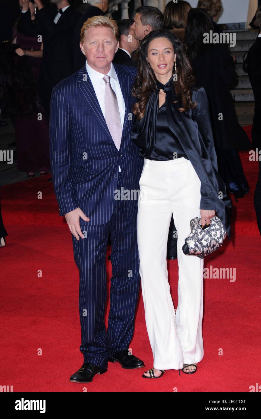 Boris Becker and Lilly Becker attending the latest James Bond Skyfall ...