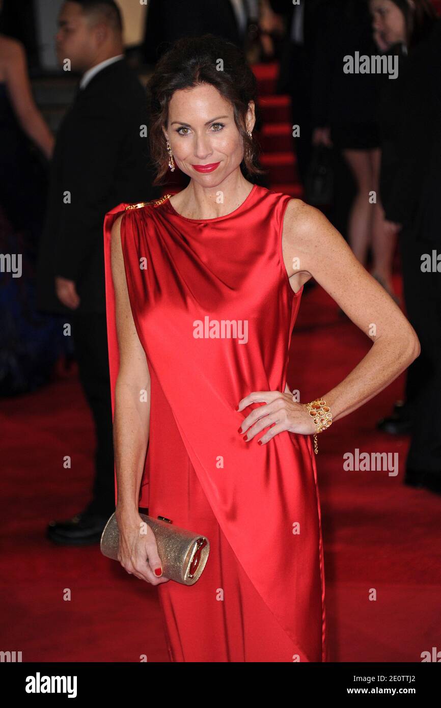 Minnie Driver attending the latest James Bond Skyfall premiere at Royal ...