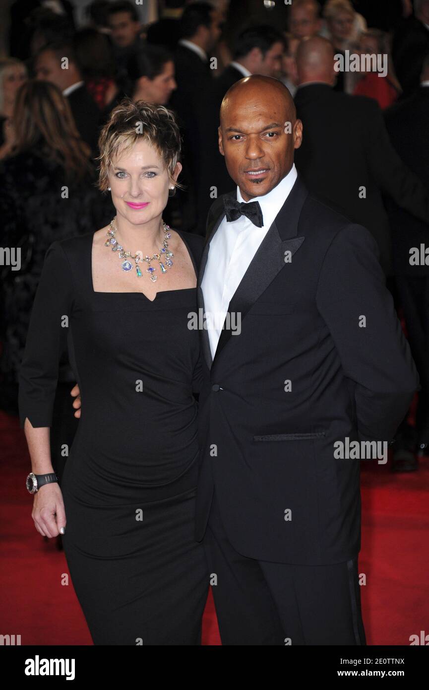 Fiona Hawthorne and Colin Salmon attending the latest James Bond ...