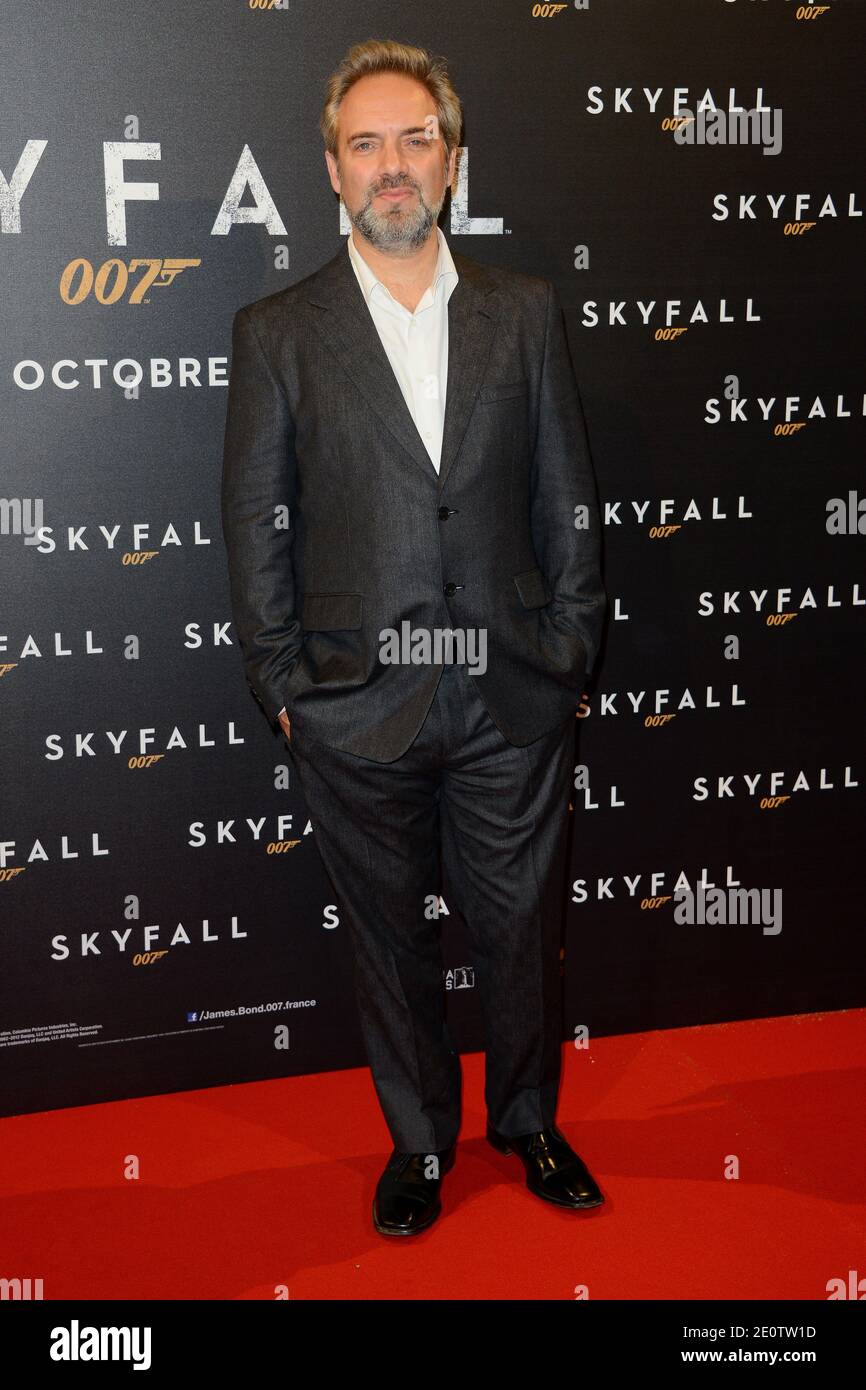 Sam Mendes attending the latest James Bond Skyfall premiere at UGC ...