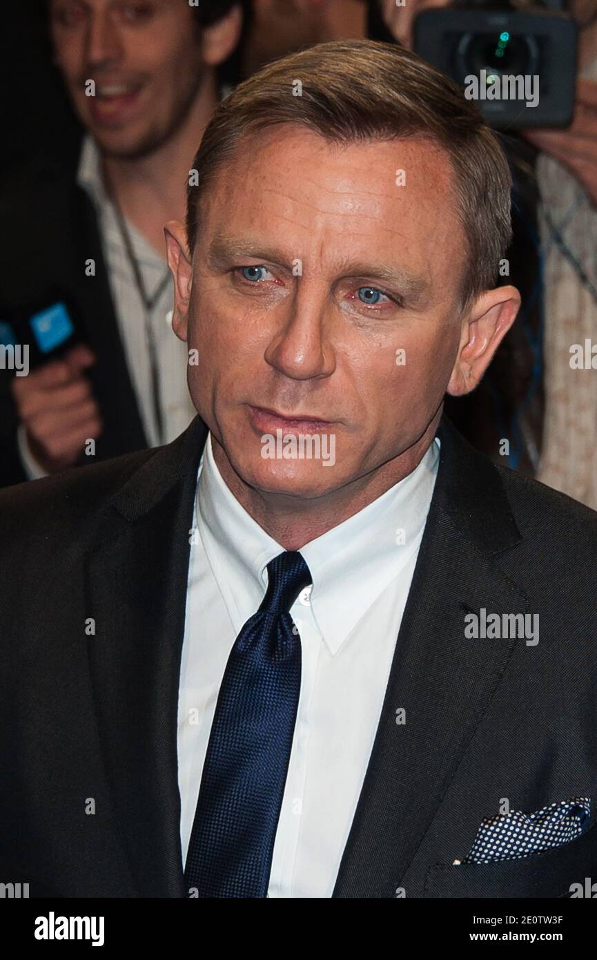 Daniel Craig attending the France Premiere of new James Bond Movie ...