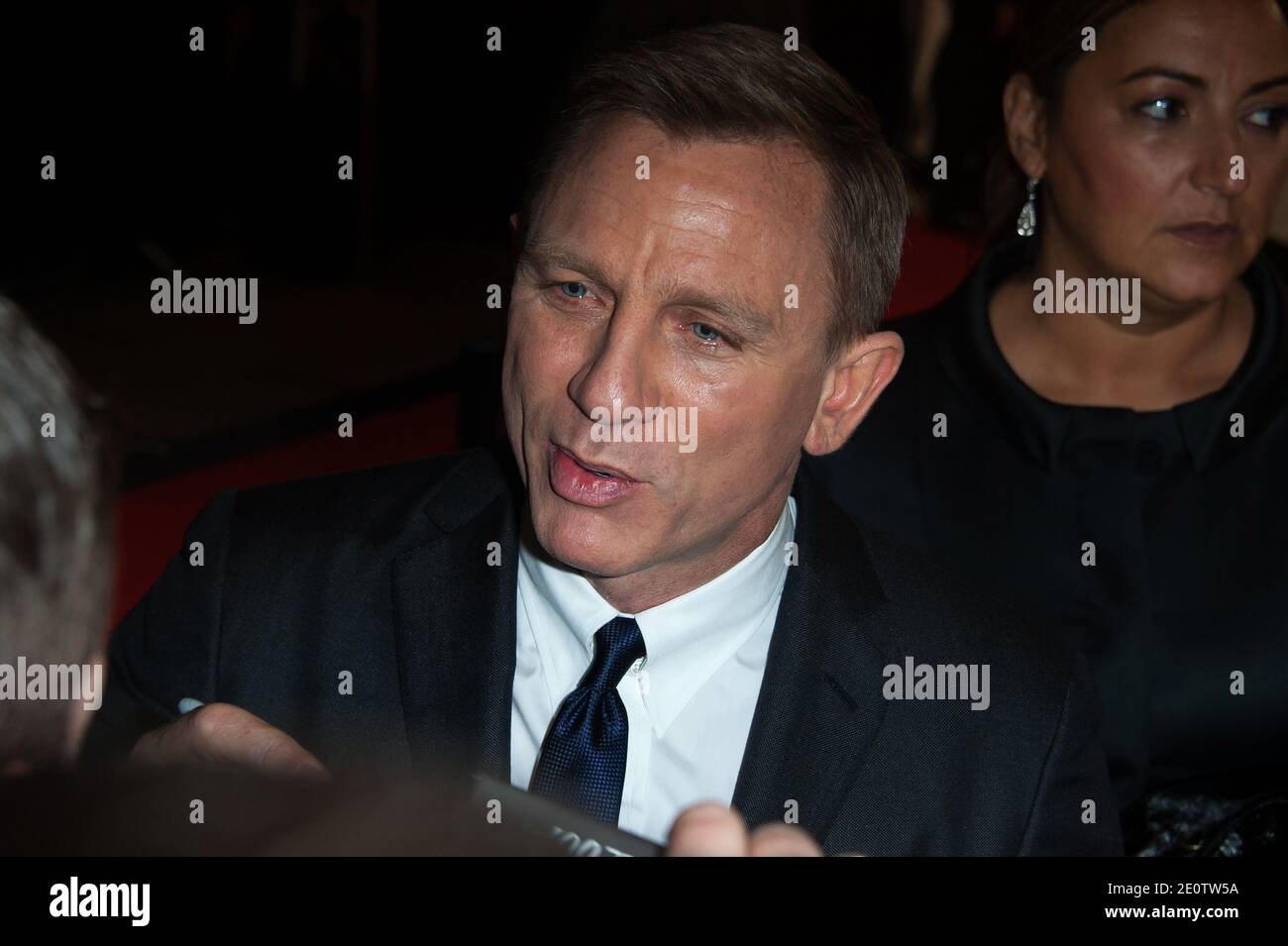Daniel Craig attending the France Premiere of new James Bond Movie ...
