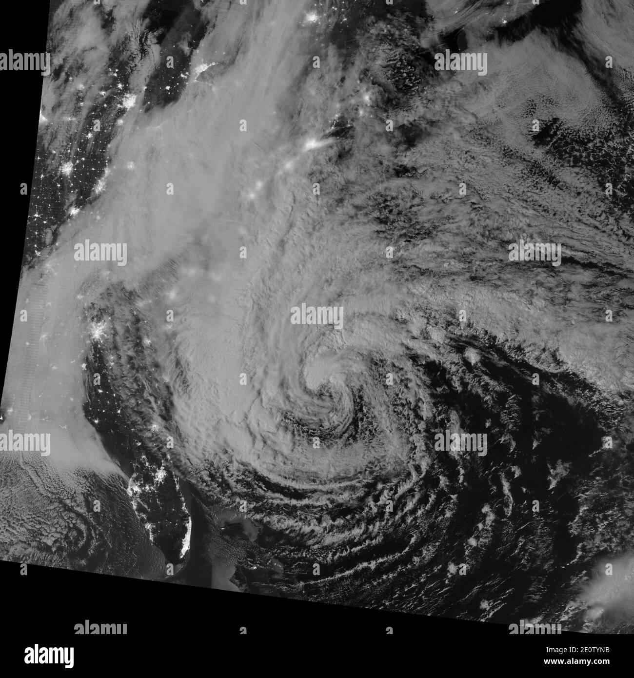 Hurricane sandy satellite image hi-res stock photography and images - Alamy