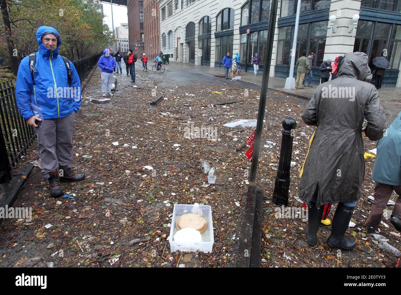 General view in Red Hook, Dumbo and Brooklyn Heights after Hurricane ...