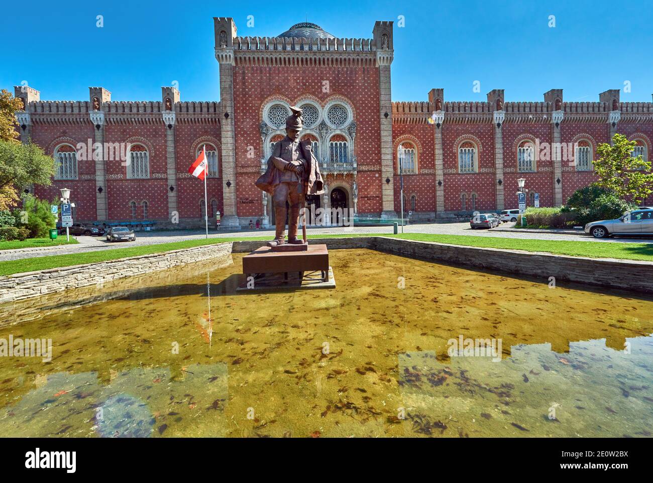 Building the Arsenal - the Museum of Military history. Vienna, Austria ...