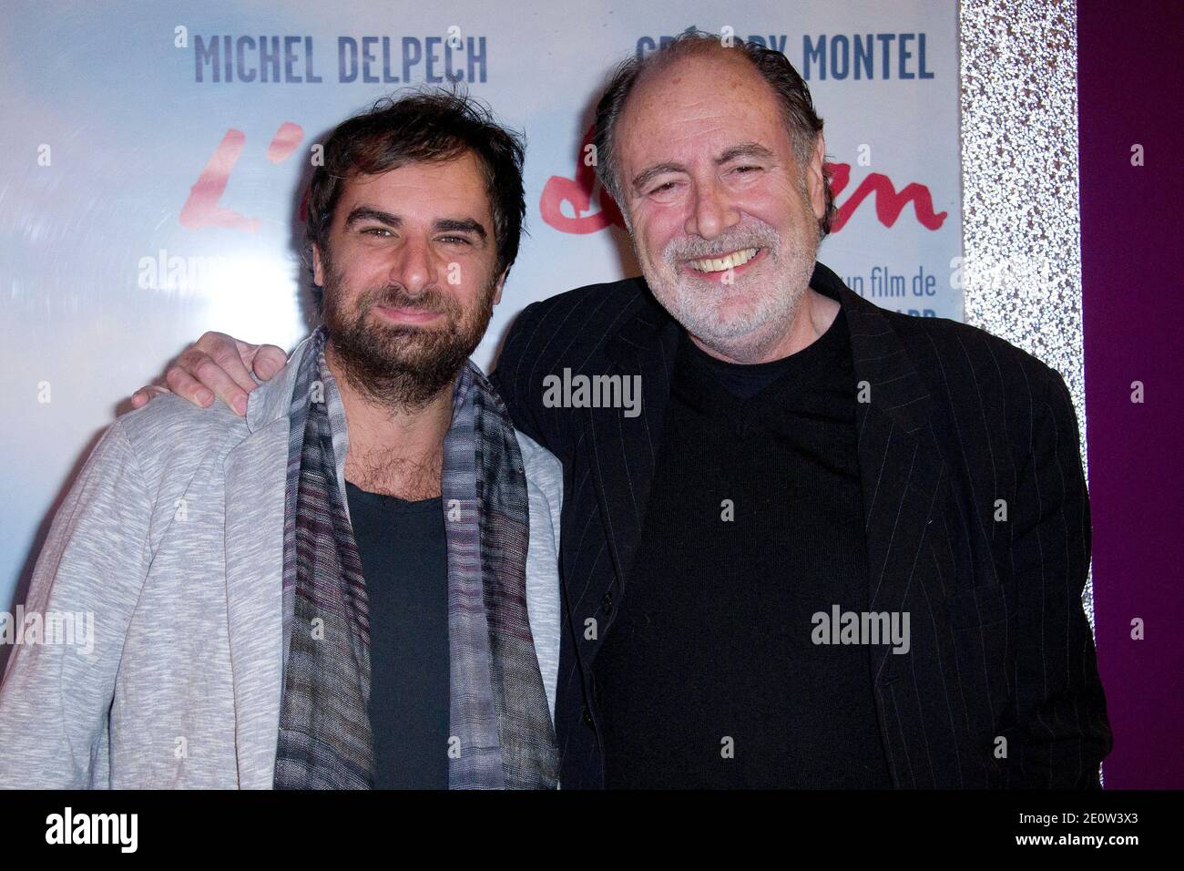 Gregory Montel and Michel Delpech attending the 'L'Air de Rien ...